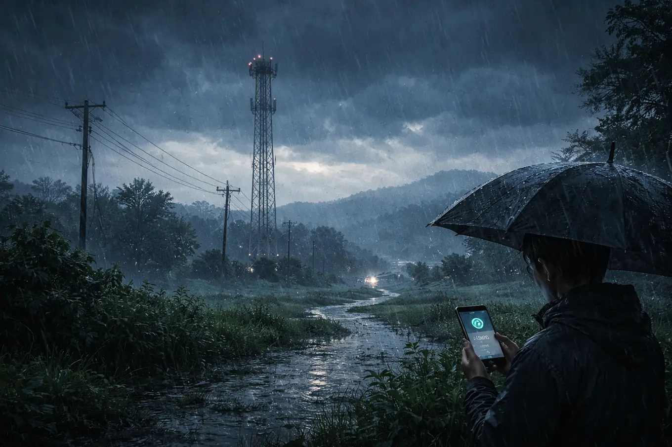 Kenapa Sinyal Hilang Saat Hujan? Begini Penjelasannya